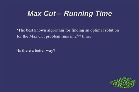 The Max Cut Problem