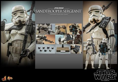 Hot Toys Sandtrooper Sergeant Figure Sixth Scale Star War Limited