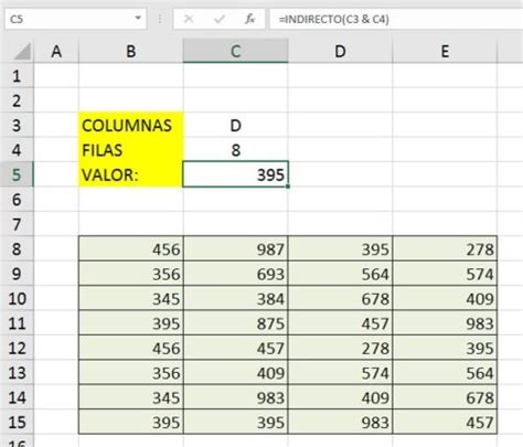 Ejercicio Básico ¿para Qué Sirve La Función Indirecto Excel 2win