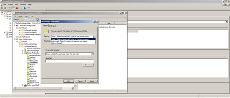 server 2008 r2 folder redirection nedir nasıl yapılandırılır