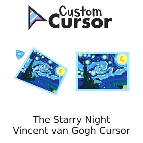 The Starry Night Vincent Van Gogh Cursor Custom Cursor