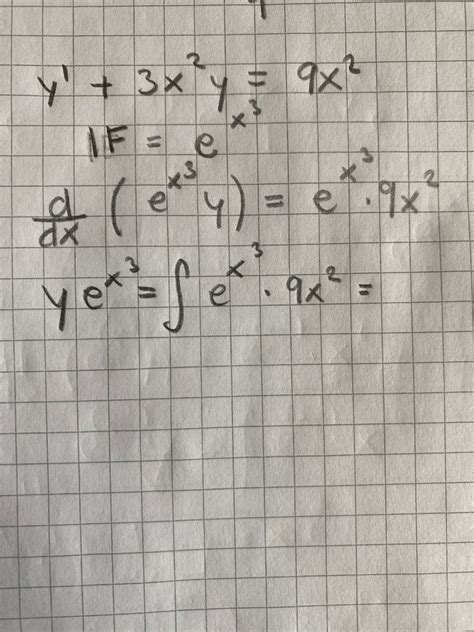 Integrerande Faktor Primitiv Funktion Matematikmatte 5