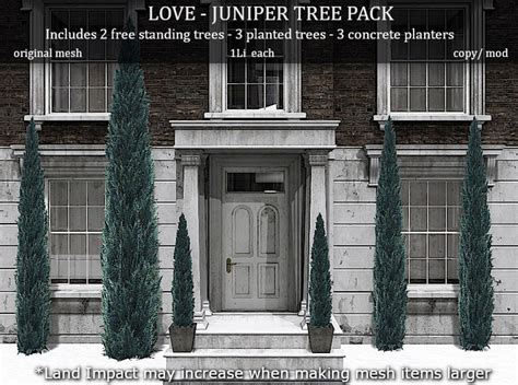 Second Life Marketplace Love Superstore Juniper Tree Pack