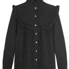 Chemisier à col montant Alexander McQueen cols montants pour être
