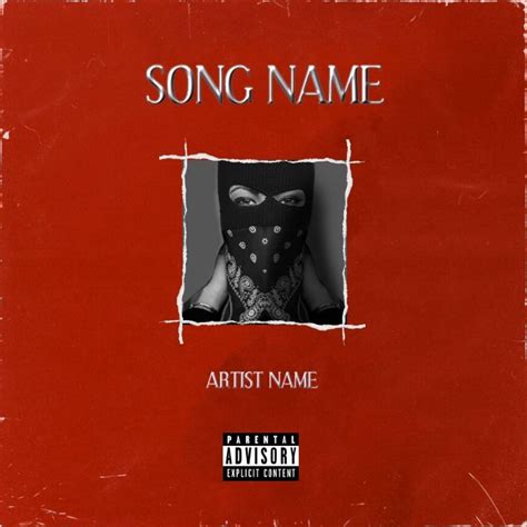 Rap Mixtape Cover Artwork Design Template Rap Album Covers Mixtape