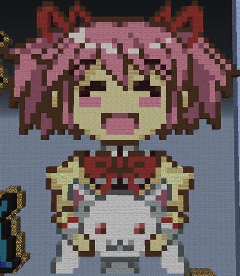 Minecraft Kaname Madoka By Akatzukocobain On Deviantart