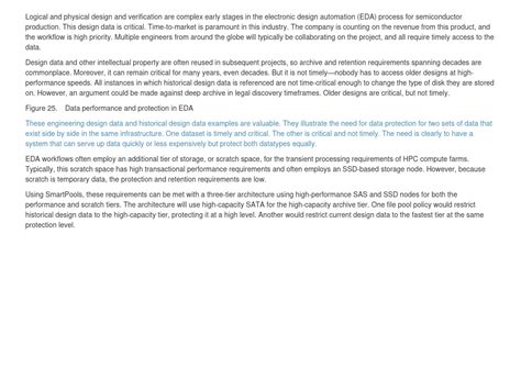 Example B Data Availability And Protection In Semiconductor Design Storage Tiering With Dell