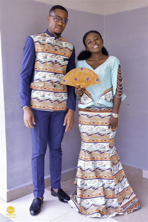 Mariage Coutumier Africain African Clothing Couple Outfits Couples
