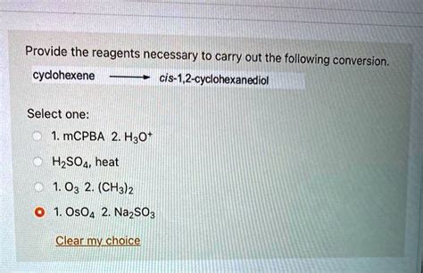 Solved Provide The Reagents Necessary To Carry Out The Following