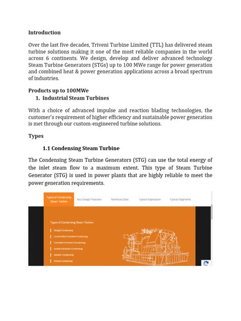 Triveni Turbines Pdf