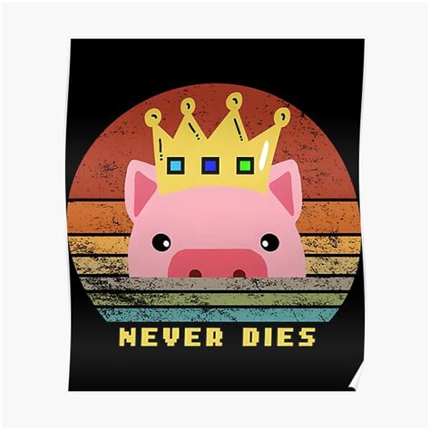 Technoblade Never Dies Poster For Sale By Sanekamzipo Redbubble