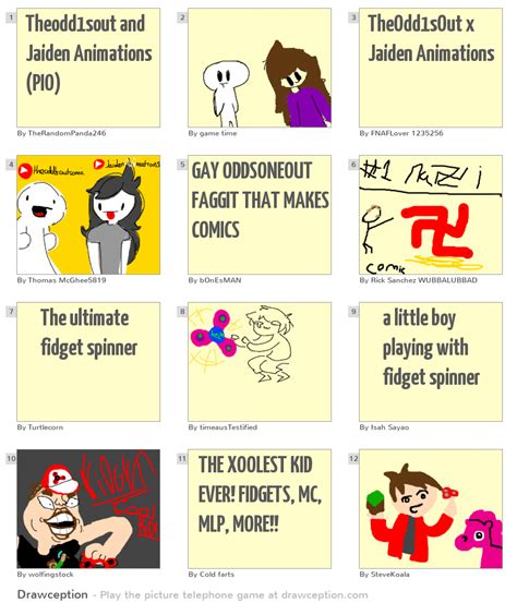 Theodd Sout And Jaiden Animations Pio Drawception