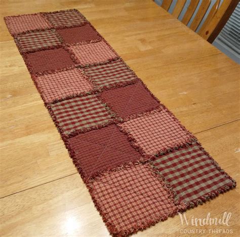Black And White Farmhouse Placemats — Windmill Country Threads