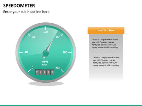 Speedometer PowerPoint Template SketchBubble