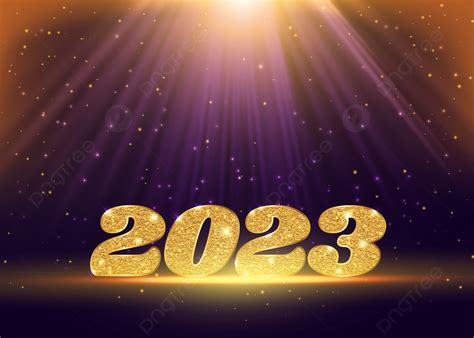 2023 Happy New Year Background Light Effect 2023 New Year Happy New