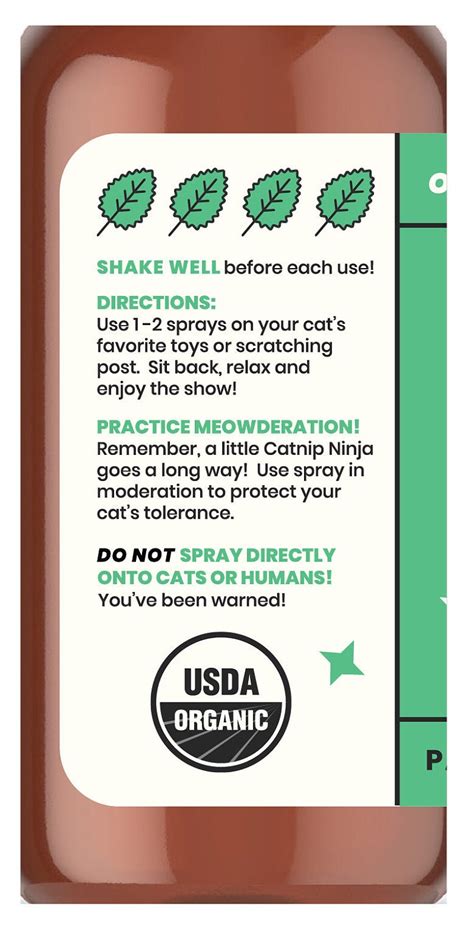 2 Pack Organic Catnip Spray 2oz Etsy