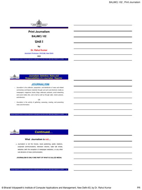 Pj Unit I Pdf News Public Sphere