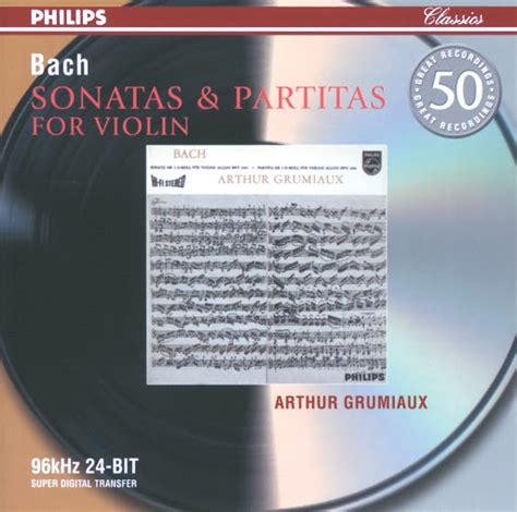 J S Bach Partita For Violin Solo No In D Minor BWV Ciaccona YouTube Music