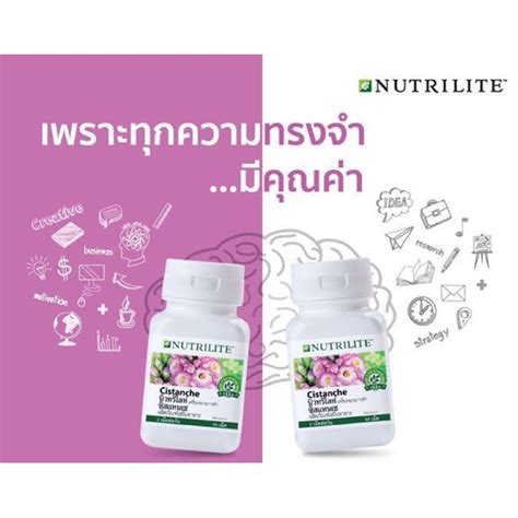 ผลิตภัณฑ์เสริมอาหาร นิวทริไลท์ ซิสแทนเช บรรจุขวดละ 60 เม็ด By แอมเวย์