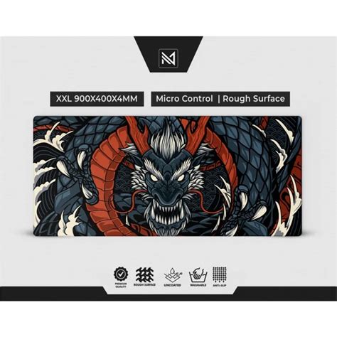 Macveth Xxl Microcontrol Ryujinvolcanic Rough Uncoated Surface Gaming Mousepad Lazada Ph