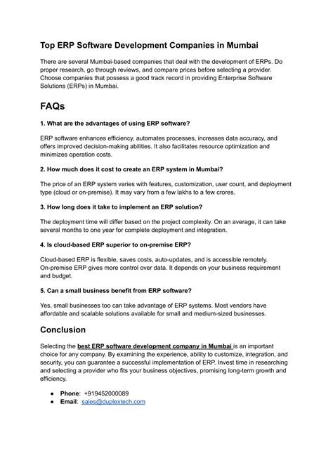 Ppt How To Choose The Best Erp Software Development Company In Mumbai 1 Powerpoint