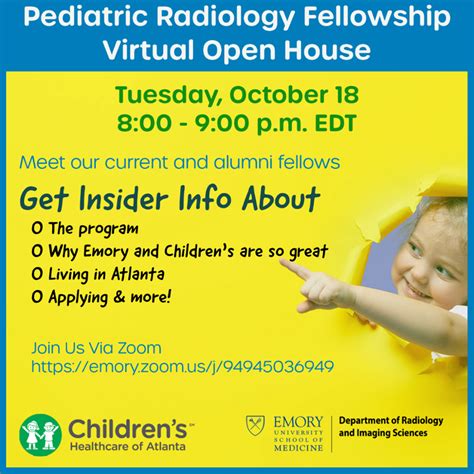 Pediatric Radiology Fellowship Emory School Of Medicine