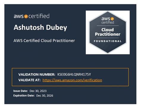 passed aws cloud practitioner exam with 821 marks ashutosh dubey
