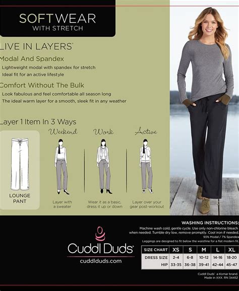 Cuddl Duds Softwear With Stretch Lounge Pants Macys