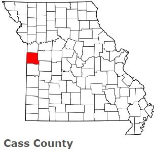 Cass County On The Map Of Missouri Cities Roads Borders And Directions In Cass County Of