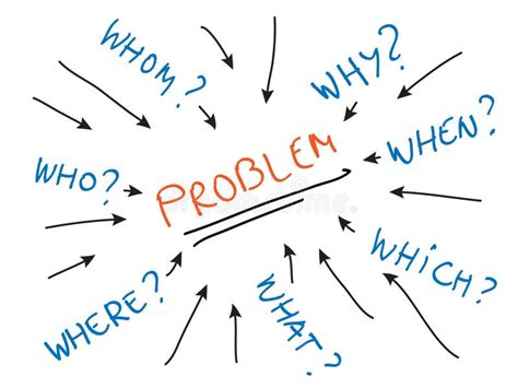 Het Oplossen Van Het Probleem Vector Illustratie Illustratie