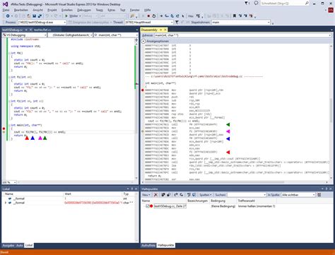 C Visual Studio Hotkey Way To Step Into F In Statement A F B