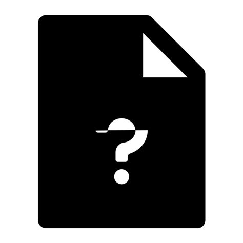 File Unknown Vector SVG Icon SVG Repo