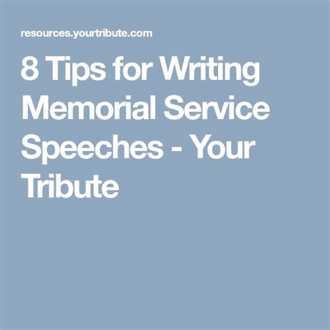 How To Write A Memorial At Chloe Roy Blog