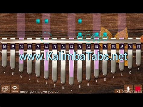Oh Yeah You Gonna Cry Lovejoy Kalimba Tabs Letter And Number Notes