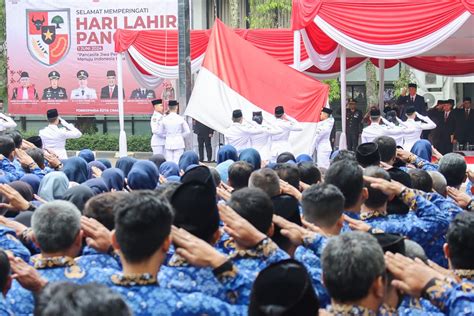 Peringati Hari Kelahiran Pancasila 2024 Pj Wali Kota Cimahi Titip Pesan