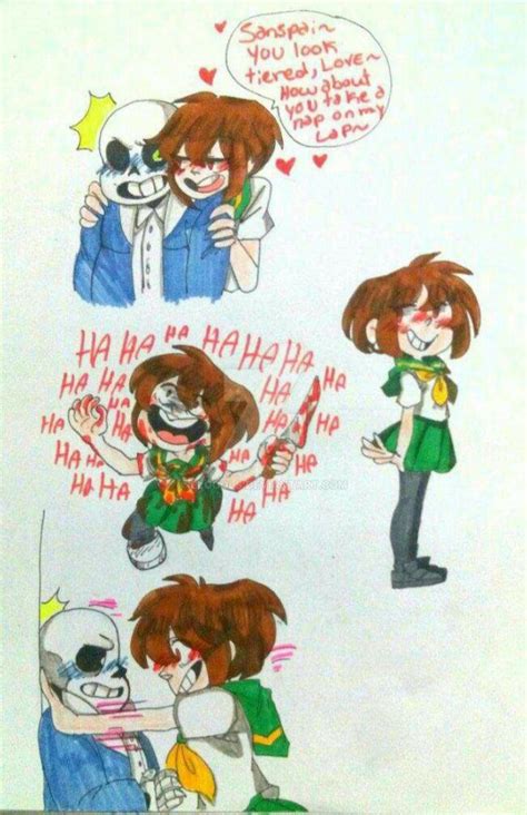 Sans X Yandere Yandere Undertale Drawings Undertale Fanart