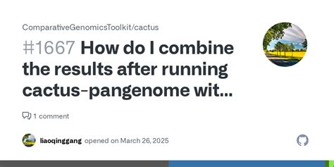 How Do I Combine The Results After Running Cactus Pangenome With Each Single Chromosome · Issue