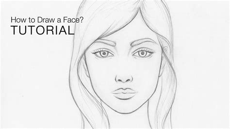 How To Draw Face For Beginners Easy Way To Draw A Realistic Face How