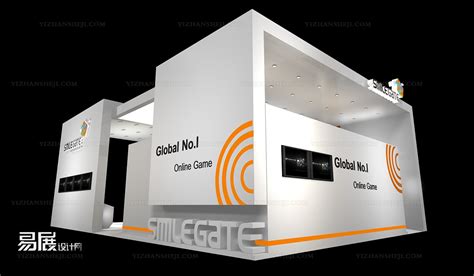 SmileGate展台 3DMAX2009 易展设计网