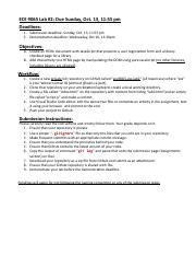 Ece Lab Google Docs Pdf Ece Lab Due Sunday Oct Pm Deadlines