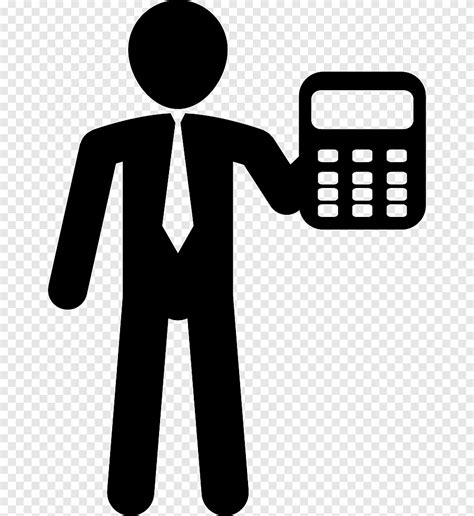 Comptable Agréé Comptable Icônes Informatiques Finance Business Texte