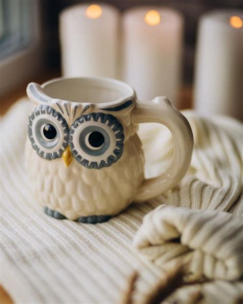 Handmade Ceramic Owl Mug