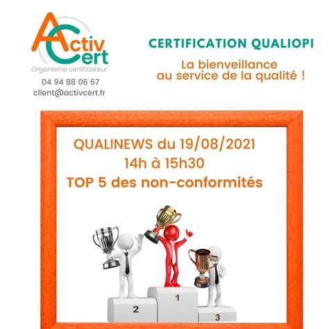 Activcert 🟢🟢 Quel Est Le Top 5 Des Non Conformités