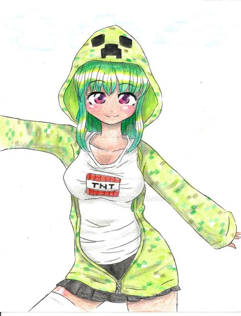 Creeper Girl Nyuugao Original By Nyuugao On Deviantart