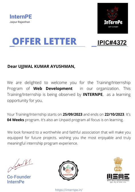 Ujjwal Kumar Ayushman On Linkedin Connections Internpeinternship Webdevelopment Intern