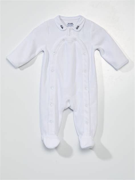 Pijama Con Cierre Delantero BLANCO Kiabi 13 00