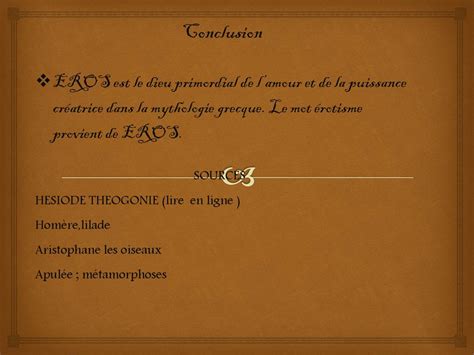 EROS jeune dieu de lamour ppt télécharger