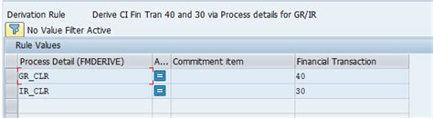 Solved FICUSTOM401 FMDERIVE Consistency Check 01 WRX RM SAP