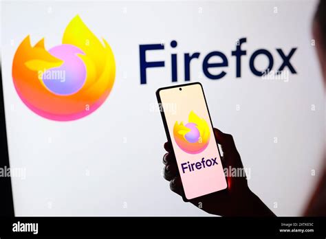 In This Photo Illustration The Mozilla Firefox Web Browser Logo Is