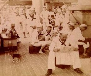 Roll Of The Crew Of The U S S Olympia At The Battle Of Manila Bay